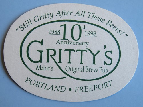 Bière Dessous ~ GRITTY'S Décoction BAR Pub ~ Portland & Freeport, Maine ...