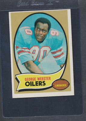 1970 Topps #120 George Webster Oilers EX *4974 | eBay