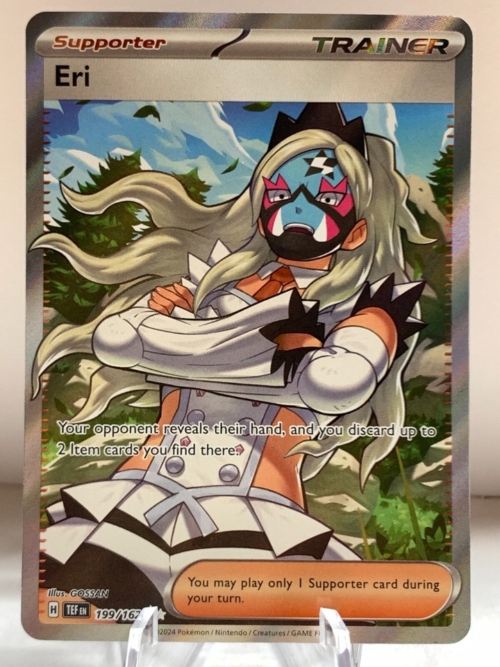 Pokemon Eri 199/162 Temporal Forces Scarlet & Violet Ultra Rare Full ...