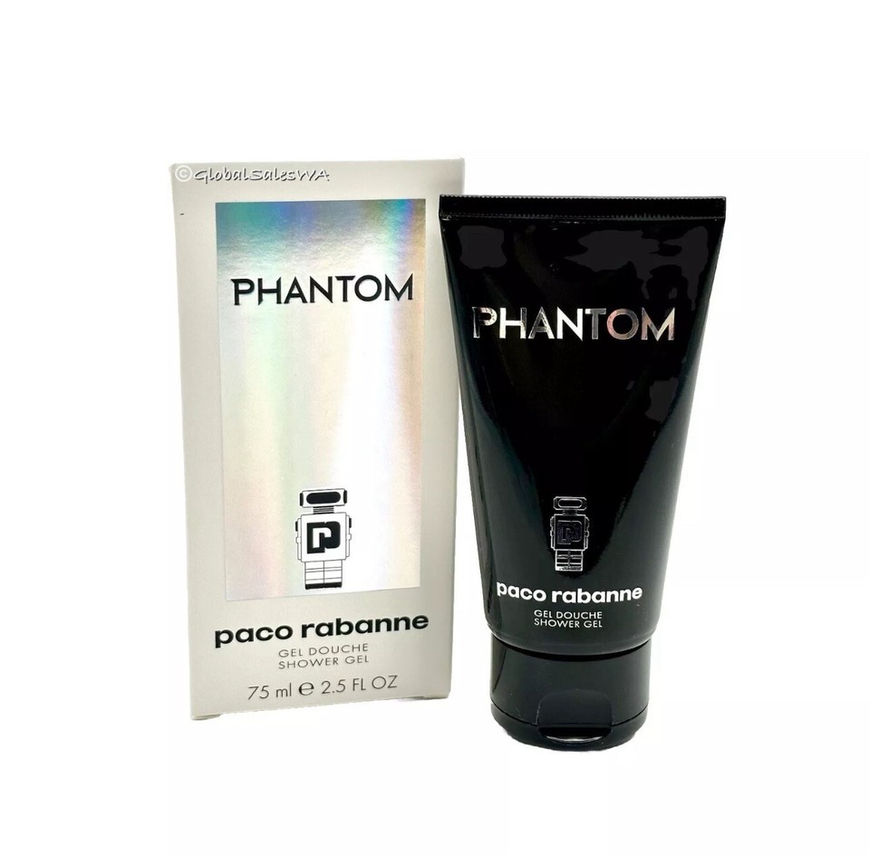 Paco Rabanne Phantom EDT Sample Shower Gel 2.5 Oz 5-Pc Travel Gift Set ...