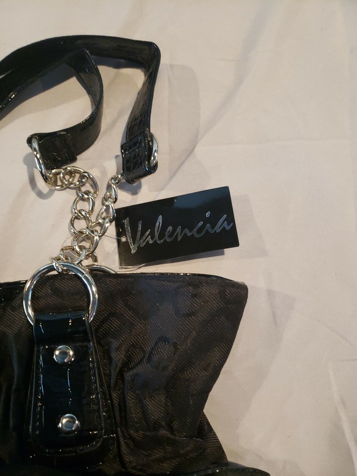 Black Shoulder Bag Purse by Valencia Pre-owned | eBay