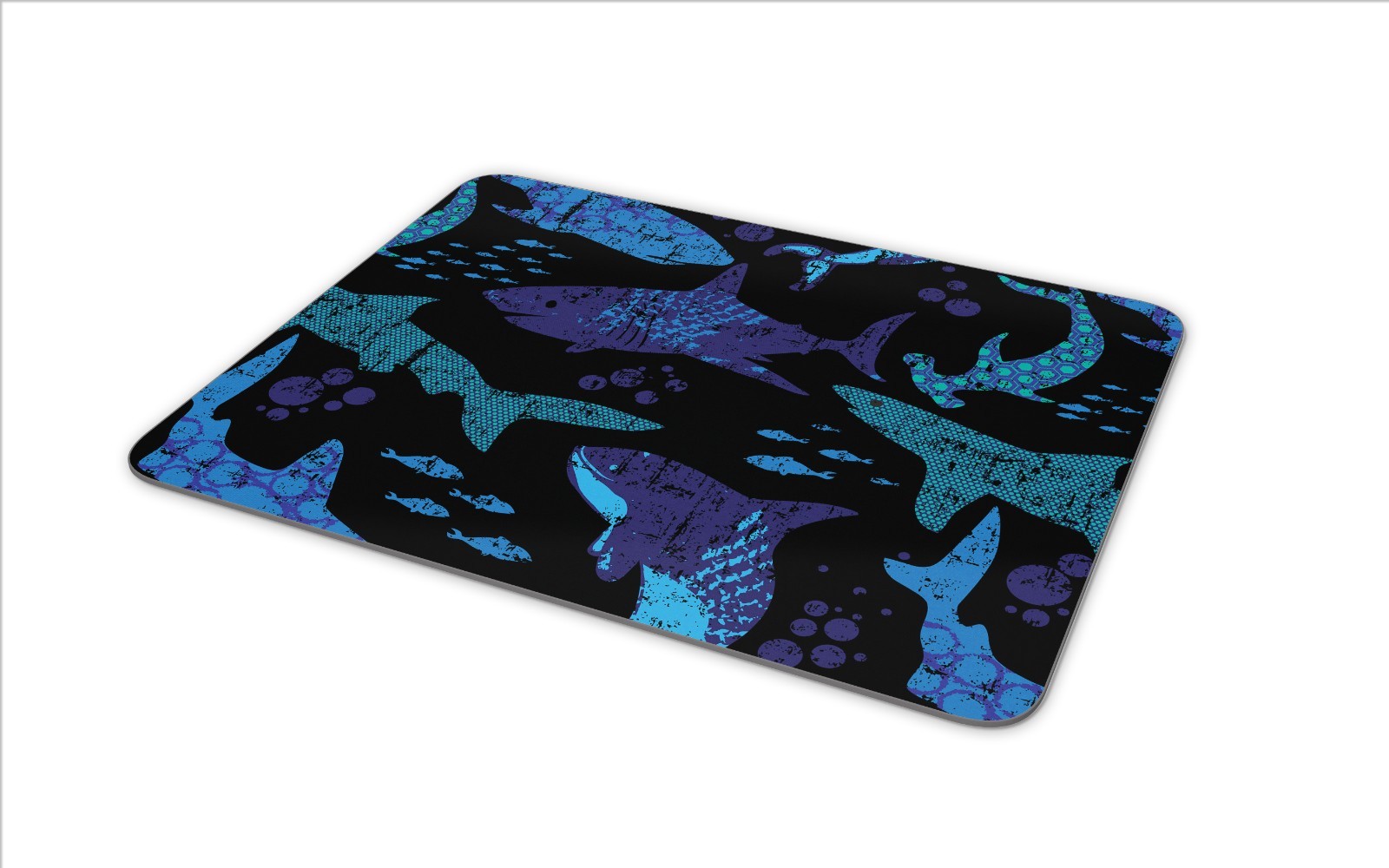 Awesome Sharks Mouse Mat Pad - Shark Whale Fish Diving Gift PC Computer ...
