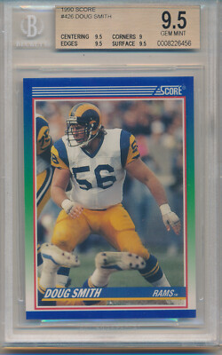 1990 Score Football Doug Smith (#426) BGS9.5 BGS | eBay