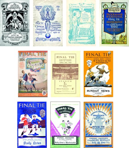 FA CUP FINAL PROGRAMME COVER FRIDGE MAGNETS 1920 to 1929 | eBay UK
