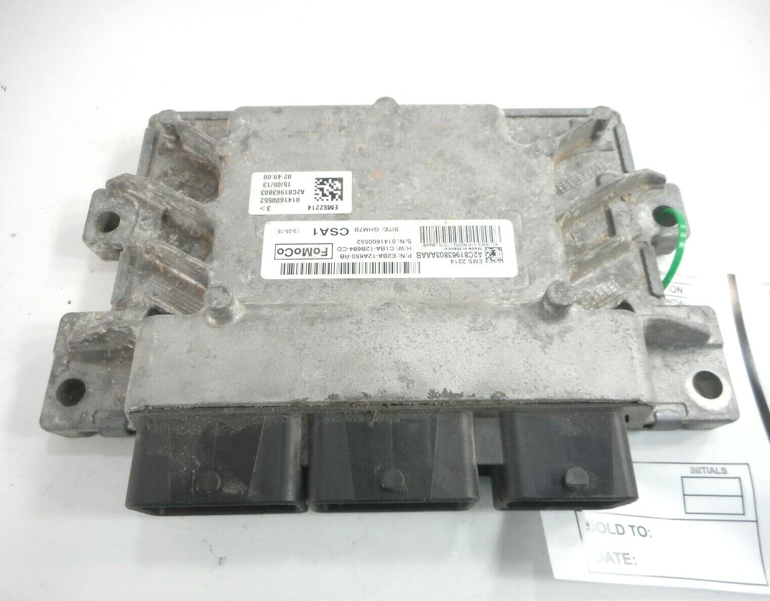 14 15 Ford Fiesta 1.6L Engine Control Module Unit ECM ECU OEM W/O Turbo ...