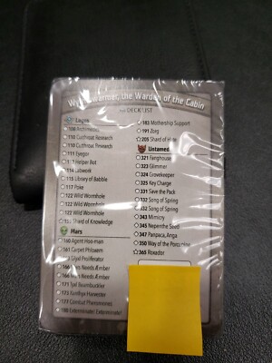 Unscanned Keyforge Deck. X3 Wild Wormhole, X2 Shards, Mimicry, Nepenthe ...