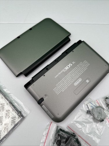 Full Front/Back Housing Replacement for Nintendo 3DS XL/3DS Space Gray ...