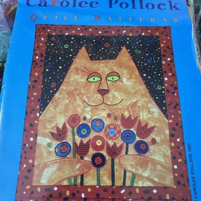 Fat Cat Carolee Pollock Quilt Pattern Fabric Complete Kit 14.5"x17.5 ...