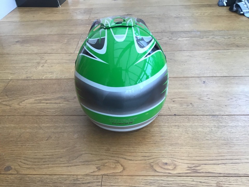 KBC Helmet Motorcycle Motocross MX Bike Quad Full Face DOT Approved XL ...