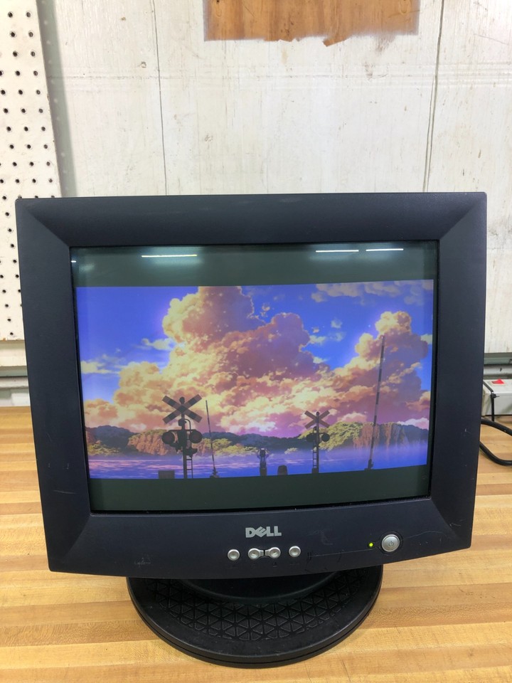 Vintage Dell E773c 17" CRT VGA Computer Monitor 1280 x 1024 @ 60Hz ...