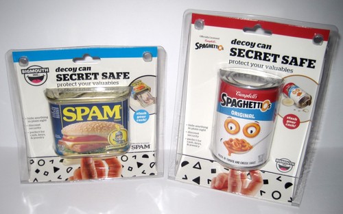 SPAM & SPAGHETTIOS Decoy Can / Secret Safe Lot | eBay