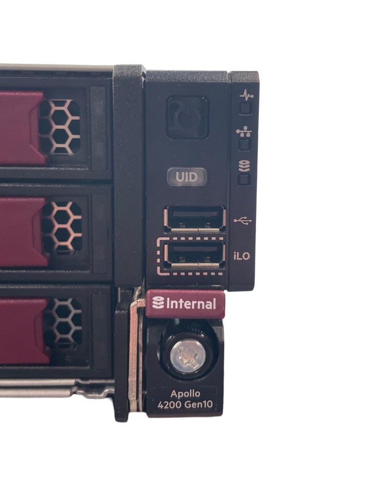 HP Apollo 4200 Gen10 16-Bay 2x 2.2GHz 12-Core Silver 4214 192GB RAM 5 ...