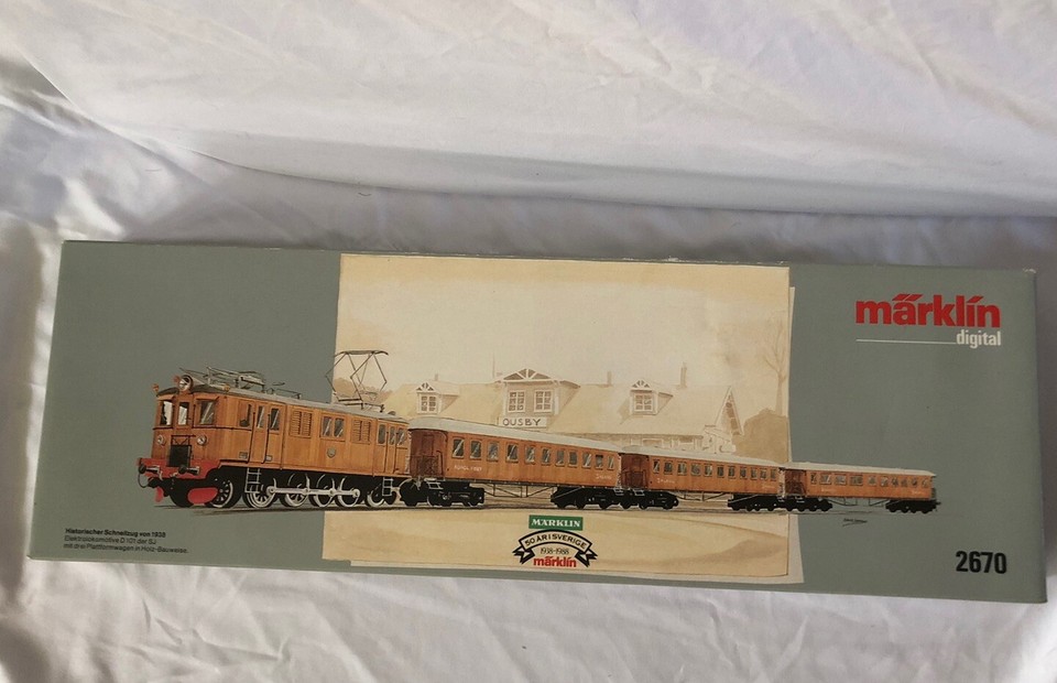 Märklin #2670/2870 Swedish Historical Express Train of 1938 Passenger ...