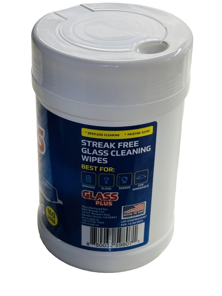 Glass Plus Window and Mirror Cleaning Wipes (160 Ct Wipes) | eBay