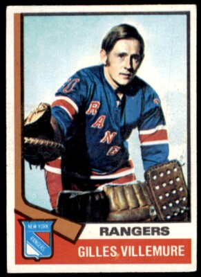 1974-75 Topps Gilles Villemure New York Rangers #179 | eBay