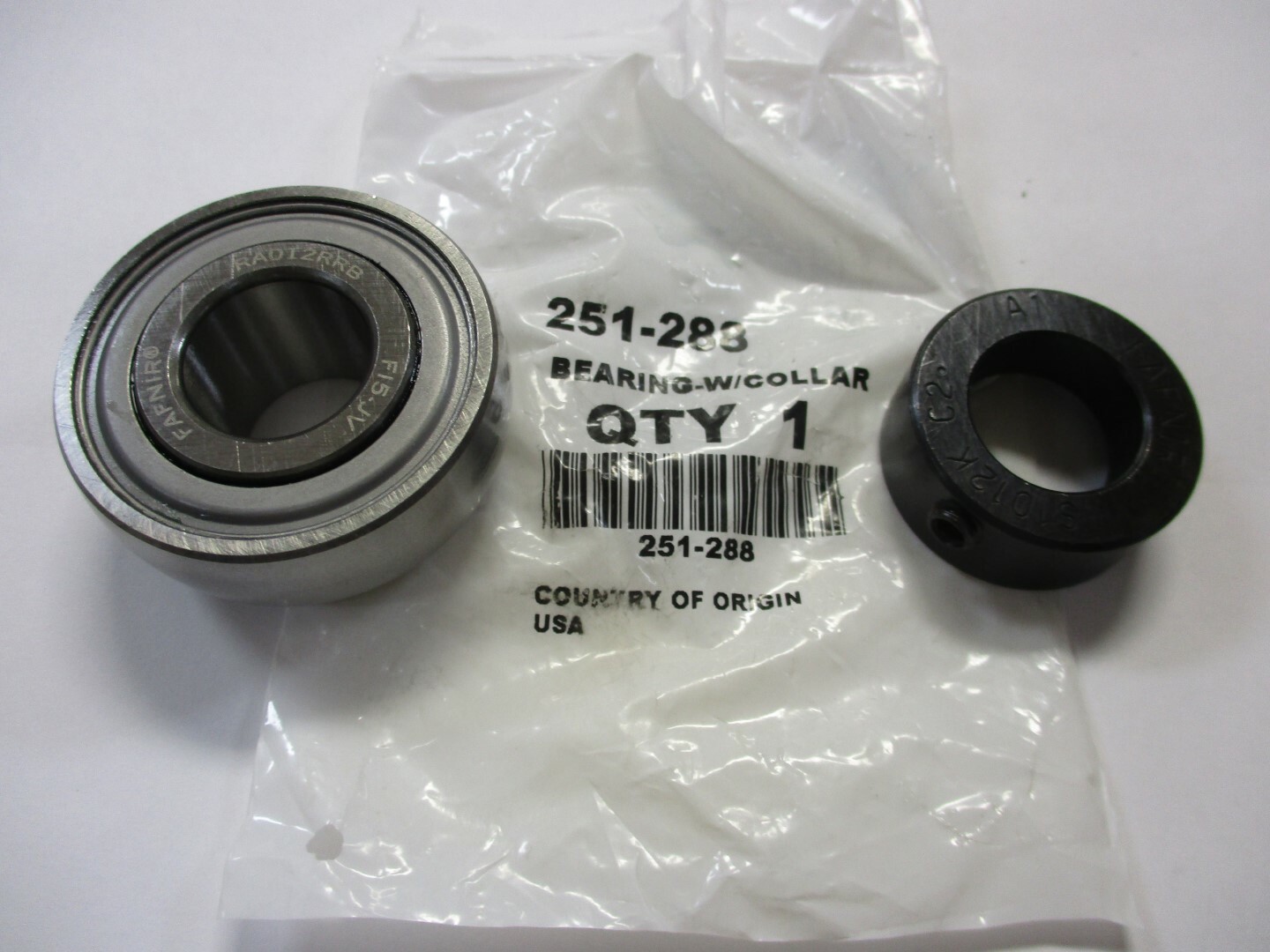 Genuine Toro 251-288 Ball Bearing with Collar Z Master Bagger | eBay