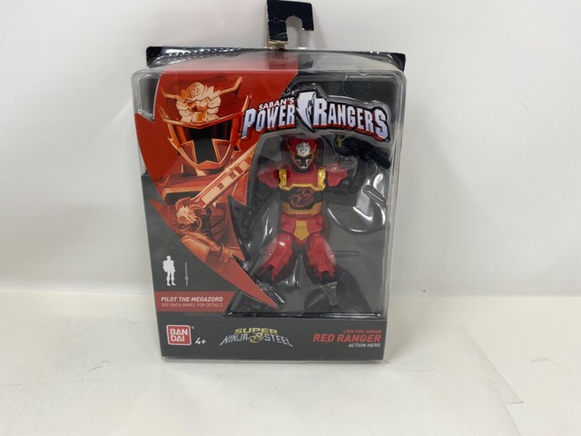 Power Rangers Lion Fire Armor Super Ninja Steel Action Hero Figure 2018 ...
