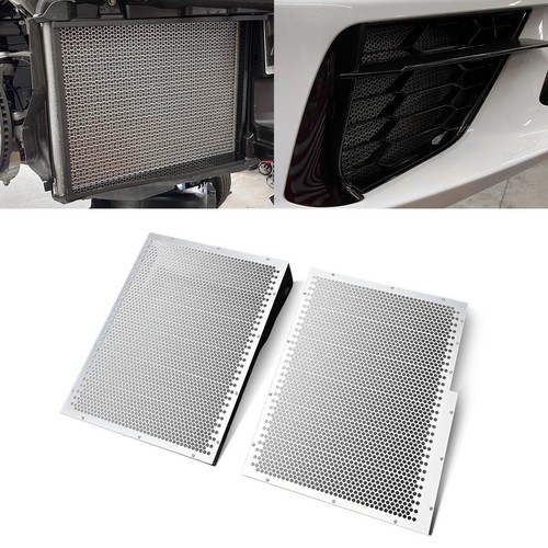 Front Grille Mesh Insert Radiator Screen Protector For Corvette C8 Z51 ...