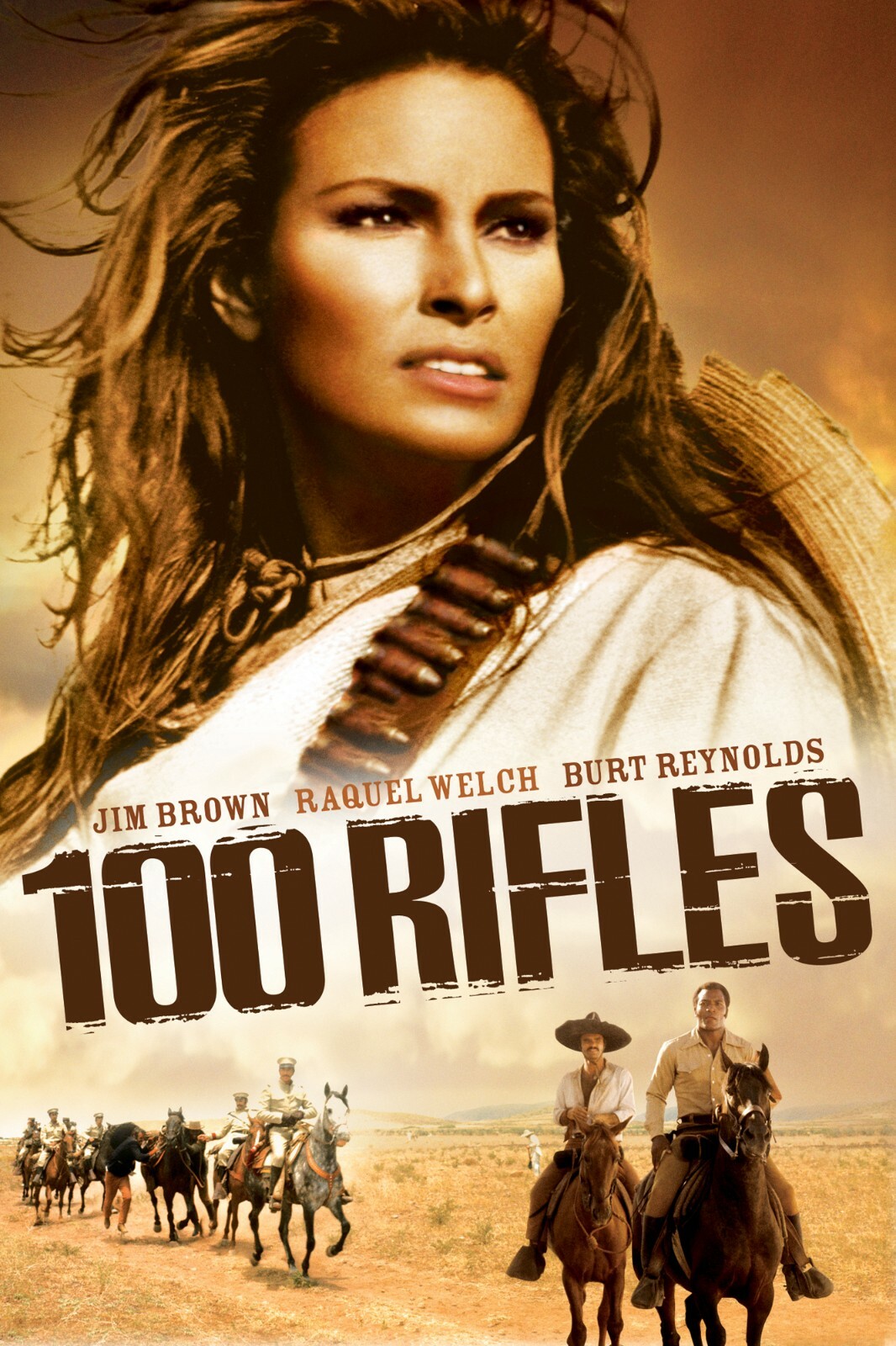 100 Rifles Poster