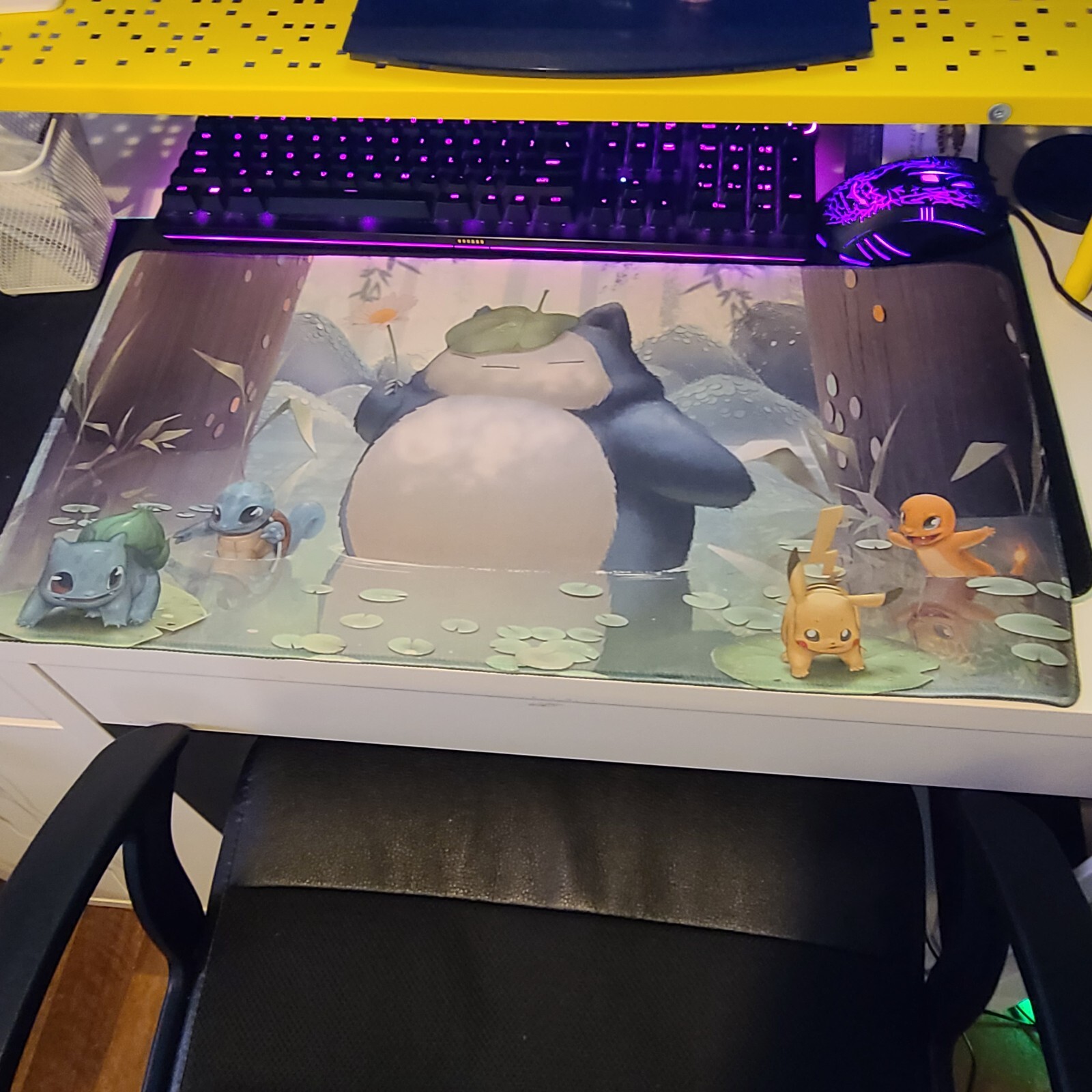 Snorlax Pokemon Card Game nintendo Gaming Pad Mat Desk Mouse Large | eBay