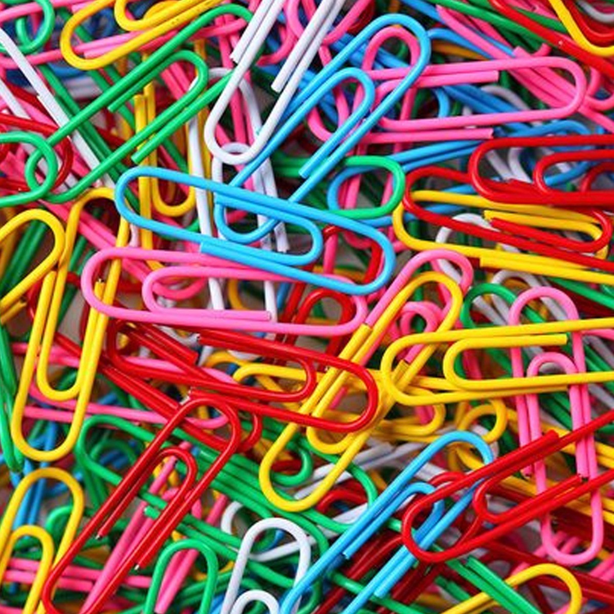 Coloured 50mm LARGE PAPERCLIPS Bind/File Paper/Receipt/Letter Metal ...