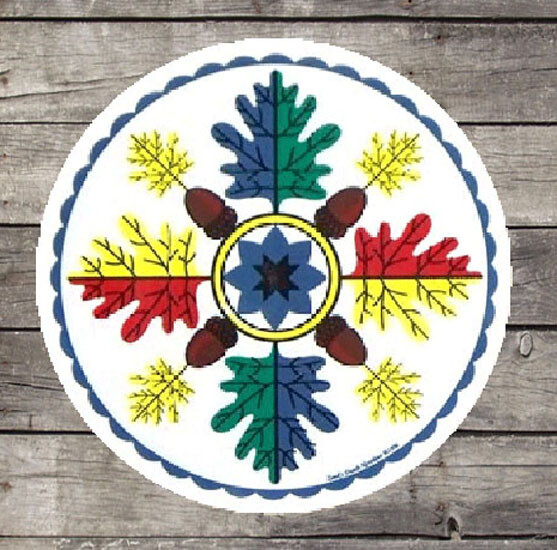 Pennsylvania Dutch Hex Designs Shamrock Pennsylvania Dutch Hex Sign