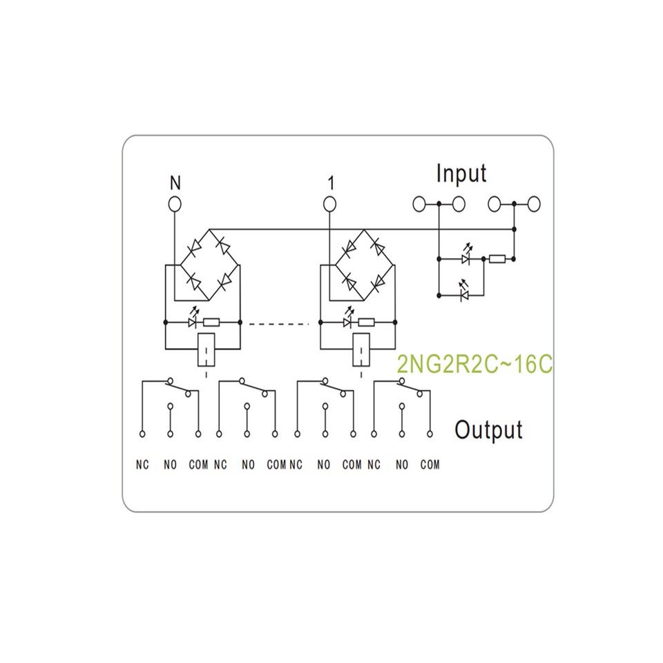 GEYA Omron Relay PLC Relay Module 16 Channel 12V 24V AC/DC 1NO1NC ...