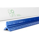 Architectural Scale Ruler, Metal Ruler of Solid Aluminum, 12 inch ...