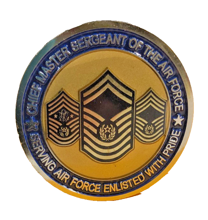 Challenge Coin USAF 1st CMSAF Paul W Airey 3Apr67-31Jul69 #1114 | eBay