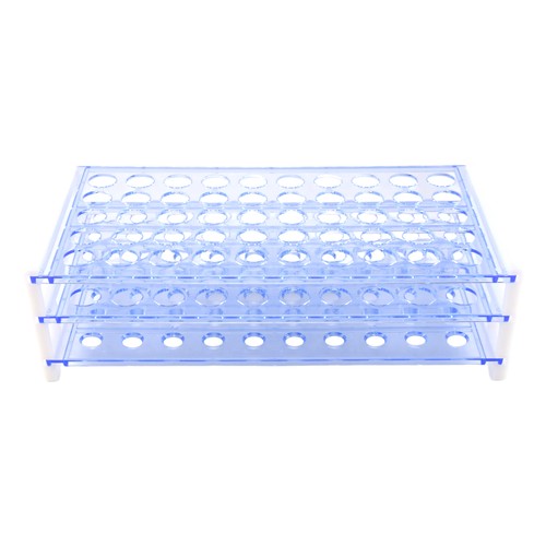 Plastic Test Tube Stand Bracket Rack for 12-13MM Test Tubes 50 Hole3467 ...