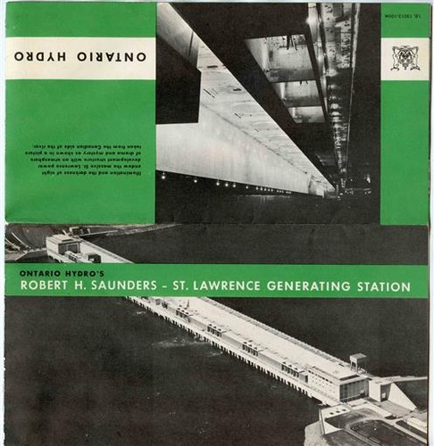 Ontario Hydro Brochure Robert H Saunders St Lawrence Generating Station ...