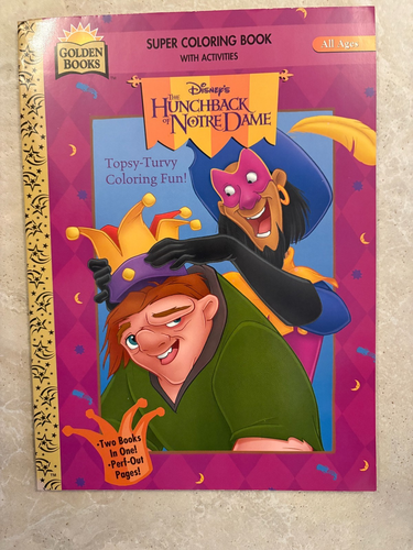 Disney's Hunchback of Notre Dame Vintage Activity Book, 1996 | eBay