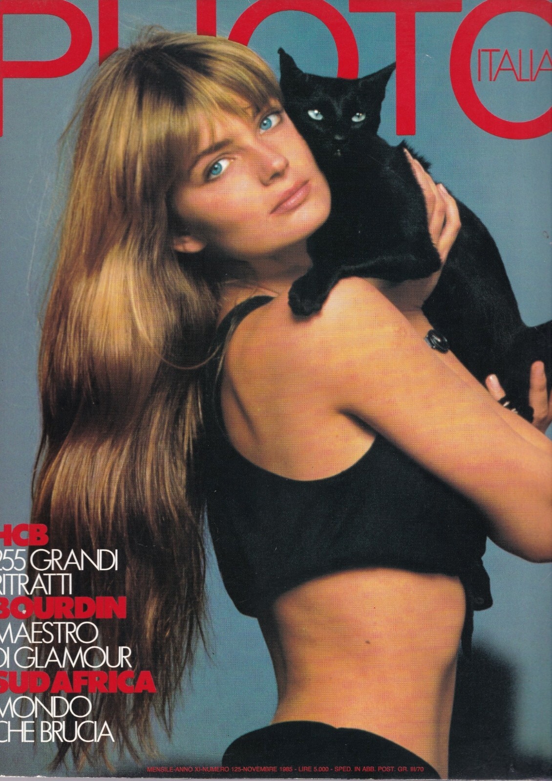 PHOTO ITALIA 1985 PAULINA PORIZKOVA GUY BOURDIN HENRI CARTIER-BRESSON ...