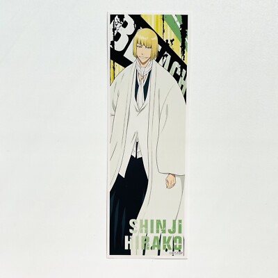 06 Shinji Hirako BLEACH Long Sticker 6"H × 2"W Ensky Japan 2023 Seal ...