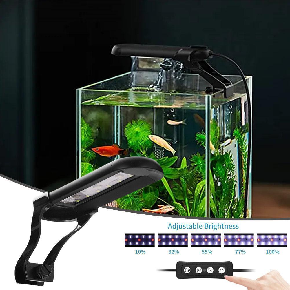 Aquarium Mini USB Lamp Clip On Fish Tank Plant Growing 14 Colors G6A1 | eBay