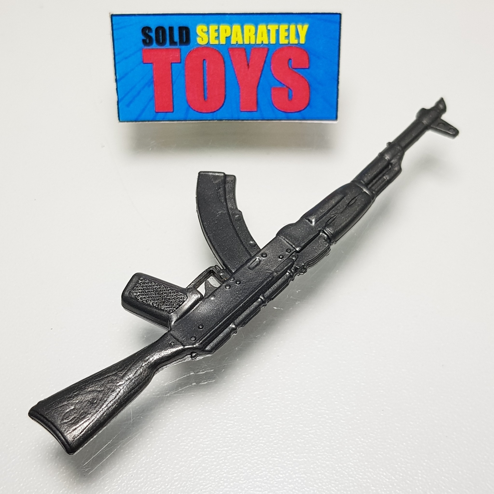 Rambo Weapons Pack GRAY RIFLE AK47 machine gun original 1986 Coleco ...