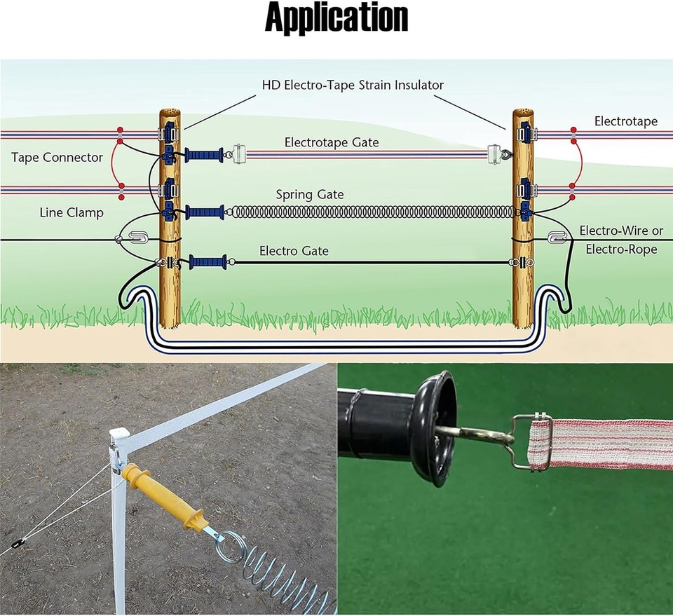 Electric Fence Poly Tape Splicer, Polytape Buckle, Polytape Connectors ...