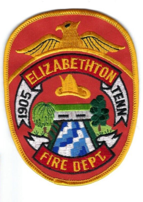 Elizabethton (Carter County) TN Tennessee Fire Dept. patch - NEW ...