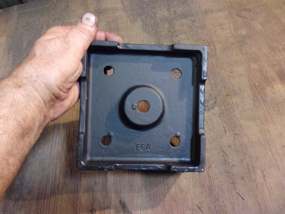 Post Base, Anchored, 6x6,Heavy Cast Aluminum, with 1 inch standoff ...