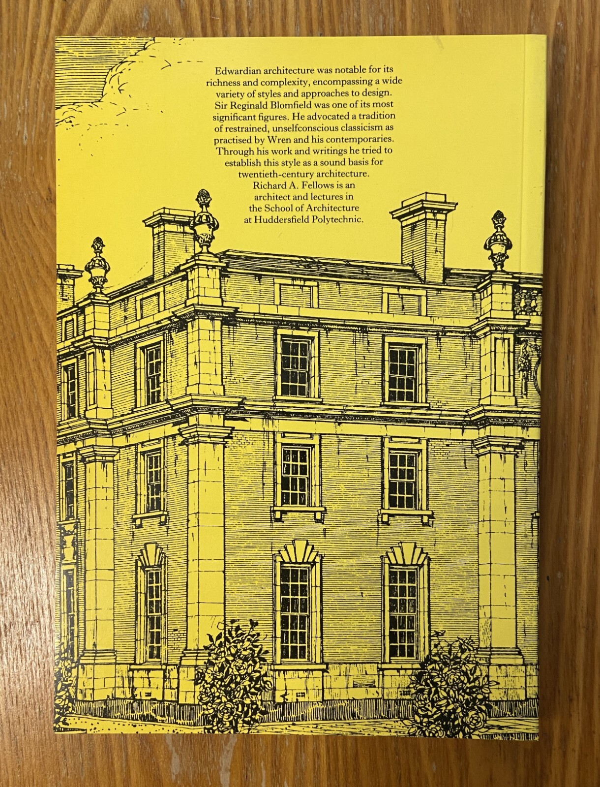 Sir Reginald Blomfield : An Edwardian Architect by Richard A. Fellows ...