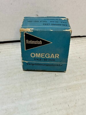 Rodenstock Omegar 50mm f4.5 Enlarging Lens in Original Box - NEW | eBay