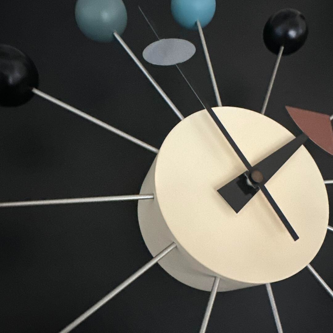 George Nelson Ball Wall Clock Multi Color Re-product Design Furniture ...