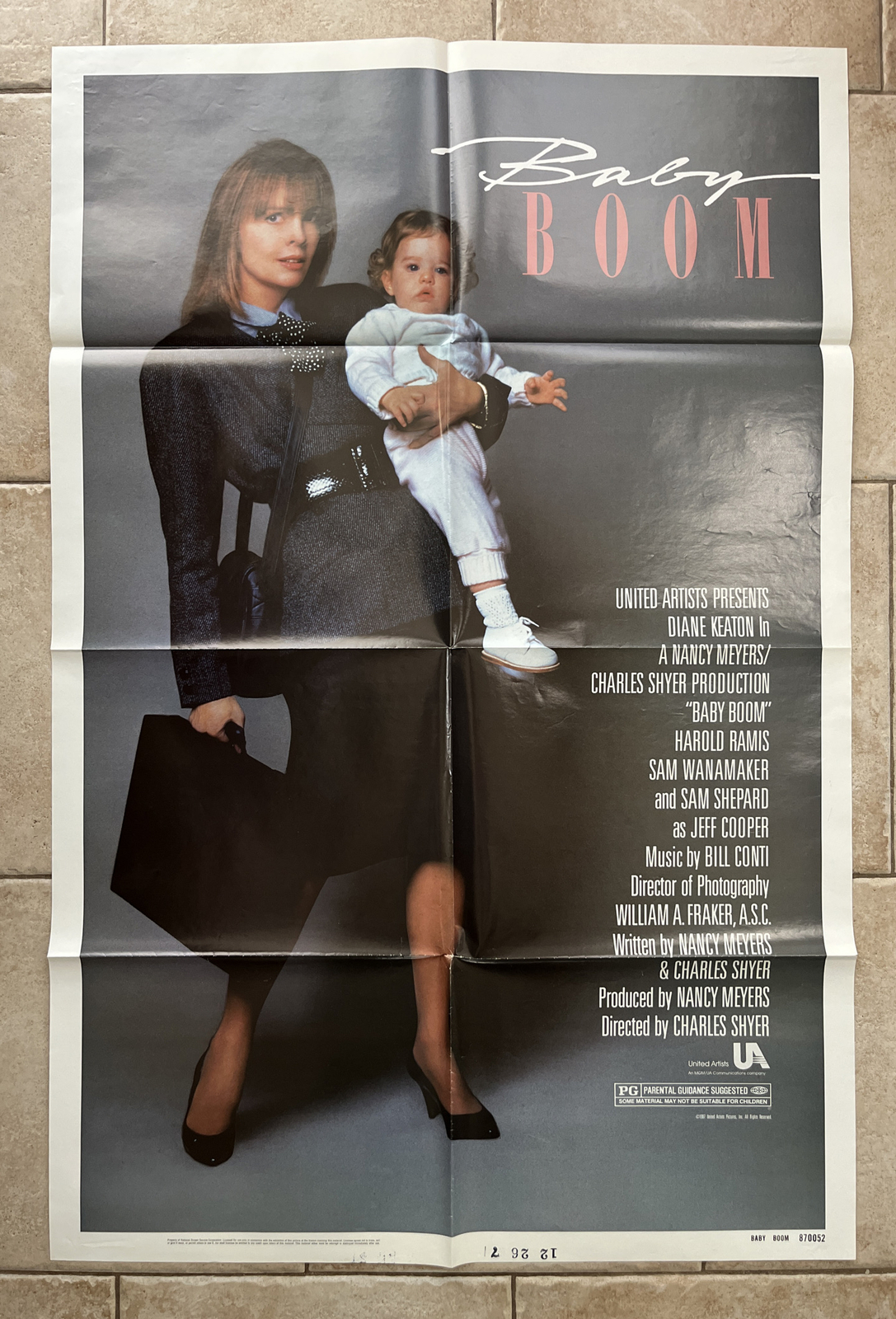 Original Movie Theater Poster - Baby Boom (1987) 27x41 Folded | eBay