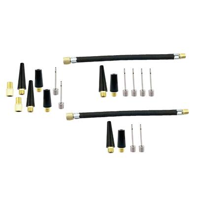 Ball Nozzle Adapter Connector Hand Pump Air Pump Football Inflator Bike ...