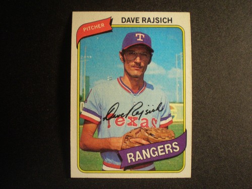 1980 Topps Baseball Rangers Dave Rajsich Card # 548 | eBay