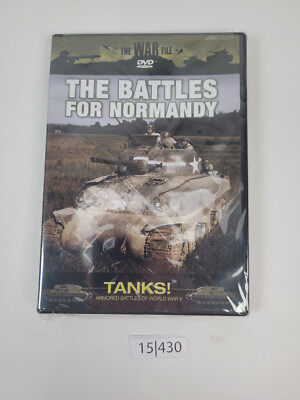 THE WAR FILE TANKS Battles For Normandy D-Day Armor Battle WW II DVD ...