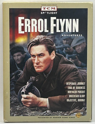 Errol Flynn Adventures DVD TCM Objective, Burma! Edge of Darkness | eBay
