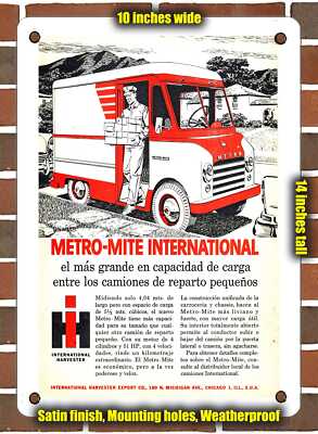 Metal Sign - 1959 International Metro Mite - 10x14 Inches | eBay