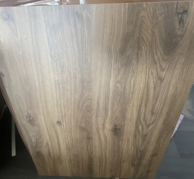 chalet oak kitchen Upstand 3000 X 100 X 12mm Square Profile | eBay UK