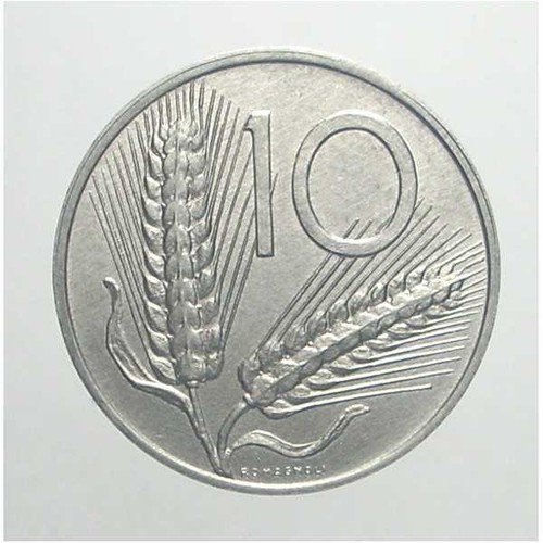 Repubblica Italiana - 10 Lire 1989 | eBay